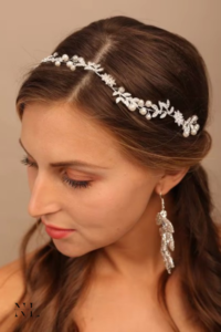 Arranjo para Cabelo de Noiva Tiara- Liza - Noiva de Luxo